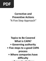 CAPA Form Example | Quality Assurance | Production And Manufacturing