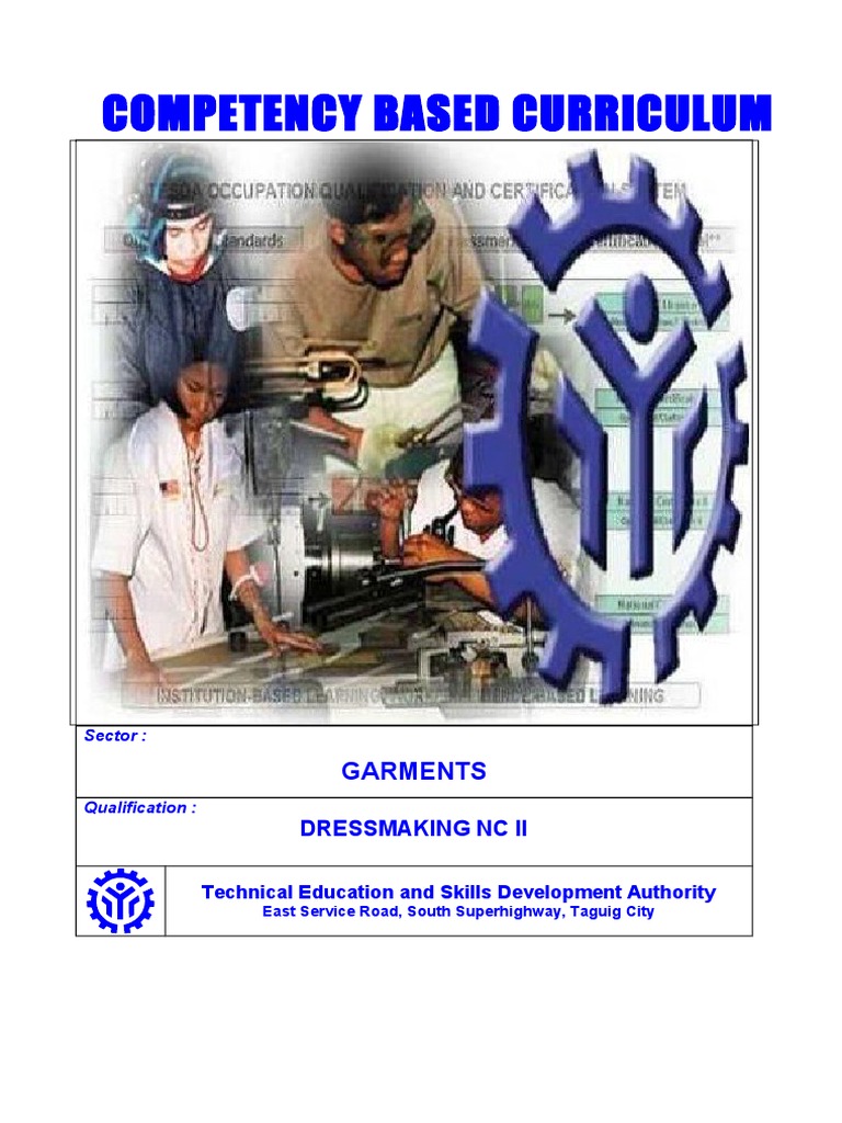 CBC Dressmaking NC II | PDF | Sewing | Occupational Safety And Health