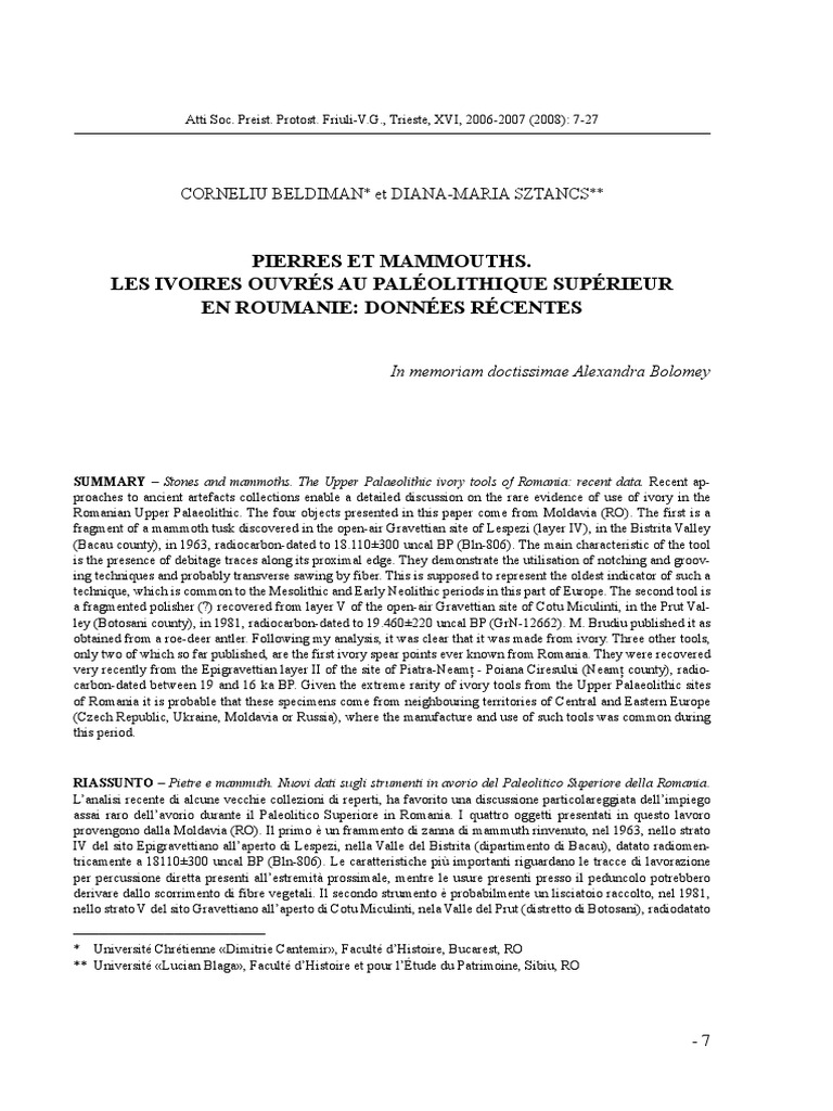Atti Della Società Per La Preistoria e Protostoria Della Regione Friuli ...