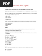 Alfabetul Si Pronuntia Cuvintelor in Engleza | PDF