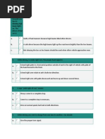 DMV Permit Test Cheat Sheet | PDF | Pedestrian Crossing | Traffic
