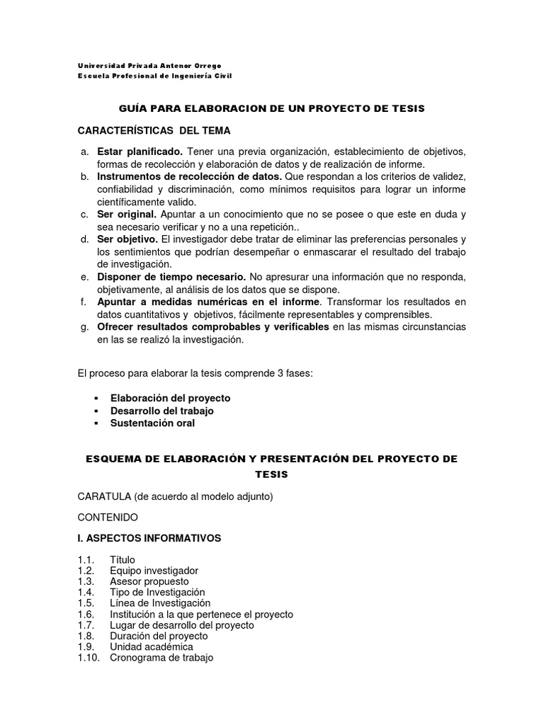 Guia Tesis | PDF | Teoría | Hipótesis