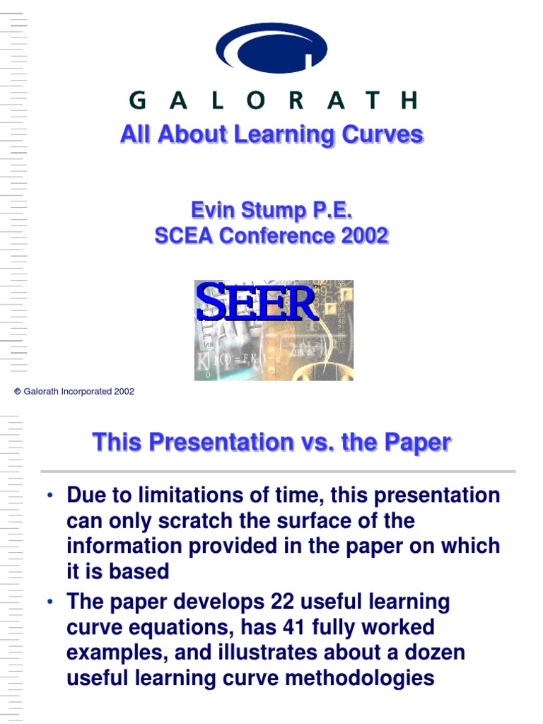 Learning Curves for Industrial Efficiency | PDF | Logarithm | Labour ...