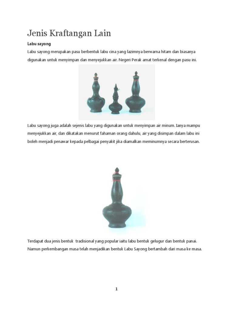 Jenis Kraftangan Lain | PDF