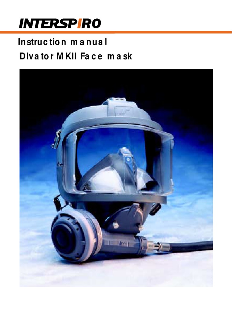 Divator MKII Face Mask Instruction Manual | PDF | Scuba Diving | Breathing