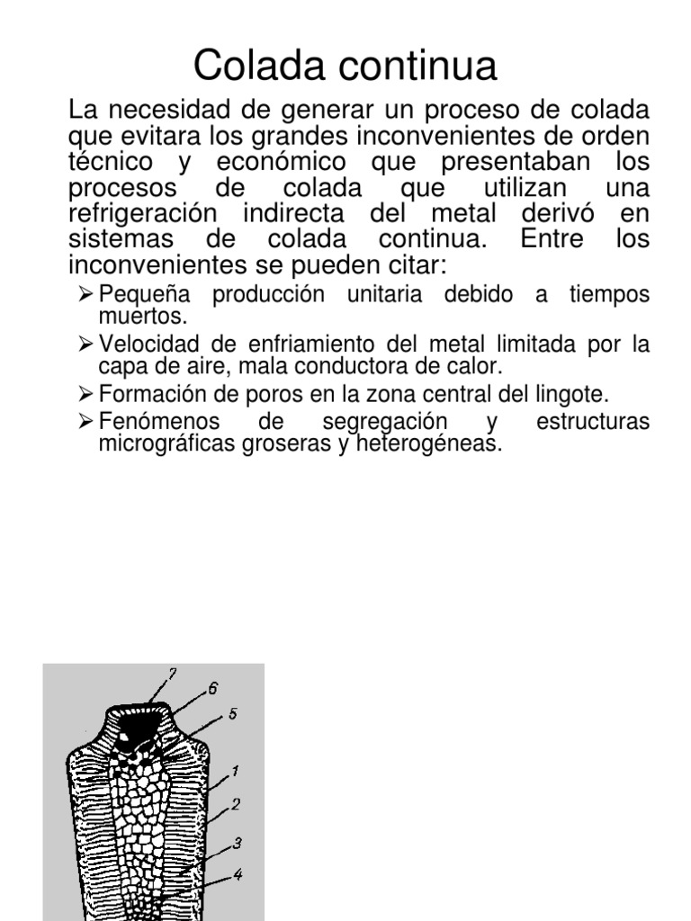 Colada Continua | Simulación | Aluminio