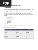 Chapter 1: Introduction To BASIC Programming: Programming Language ...