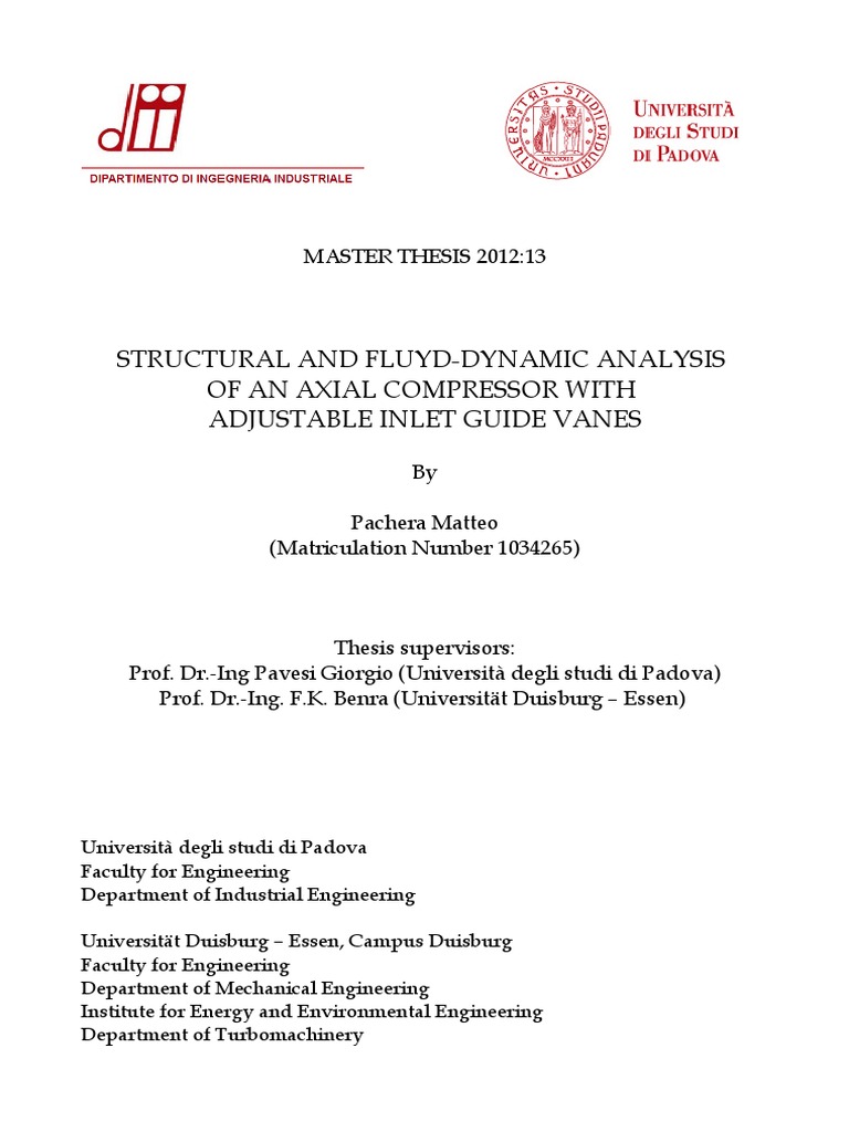 Master Thesis Final | PDF | Turbulence | Fluid Dynamics