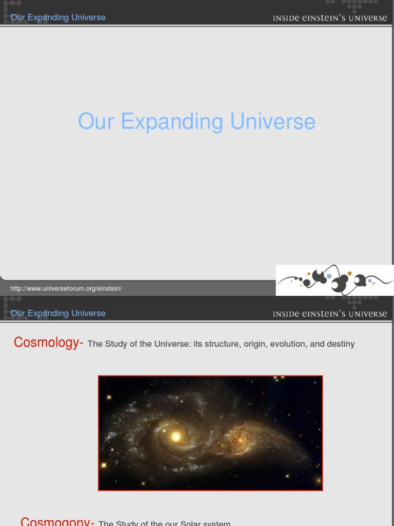 Expanding Universe | PDF | Metric Expansion Of Space | Big Bang