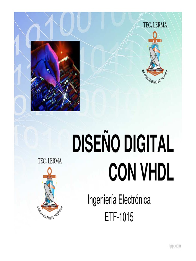 Programacion VHDL 1.4 | PDF | Vhdl | Ingeniería de Sistemas