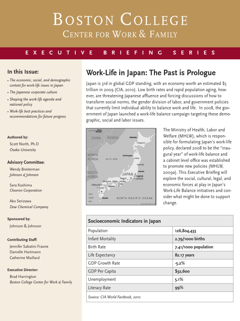 Work Life in Japan | PDF | Work–Life Balance | Overtime