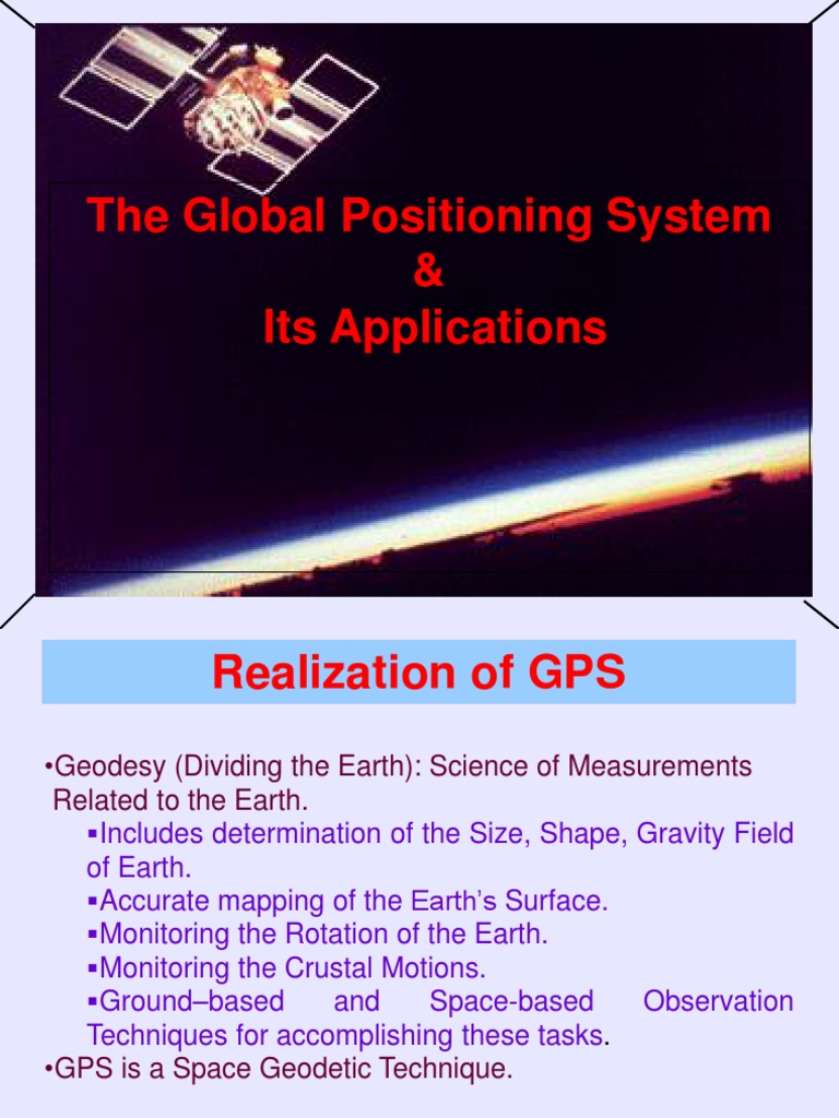 The Global Positioning System & Its Applications | PDF