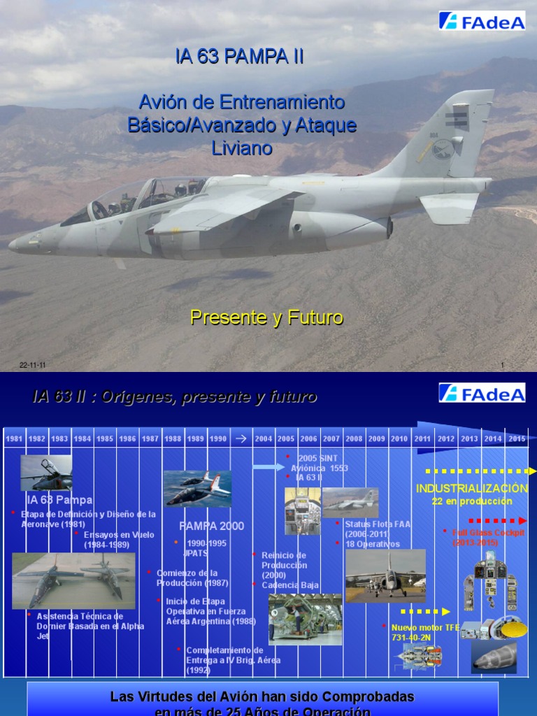FMA IA-63 Pampa II - Presente y Futuro | PDF | Aviación | Aeronave
