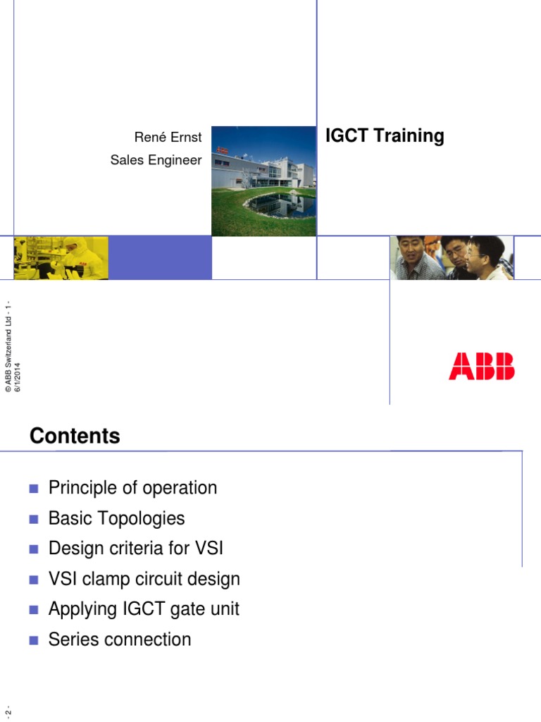 IGCT Training | PDF | Electronics | Electrical Engineering