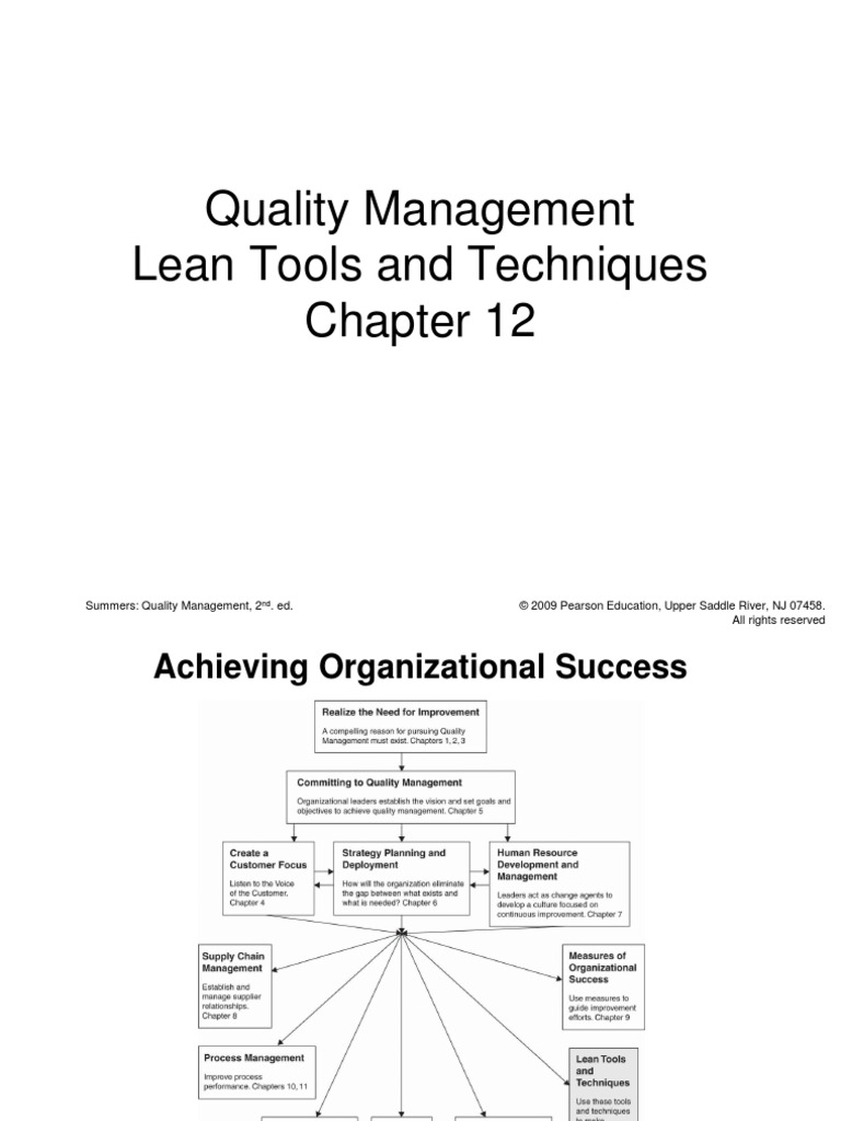 12 Lean Tools & Techniques | PDF