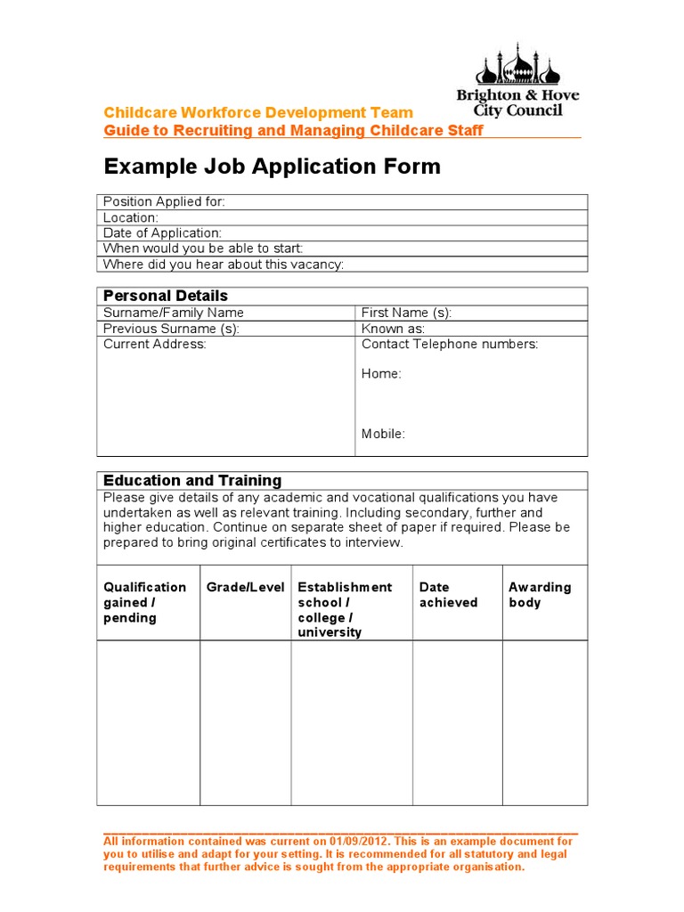 Childcare Staff Recruitment Guide | PDF | Public Law | Virtue