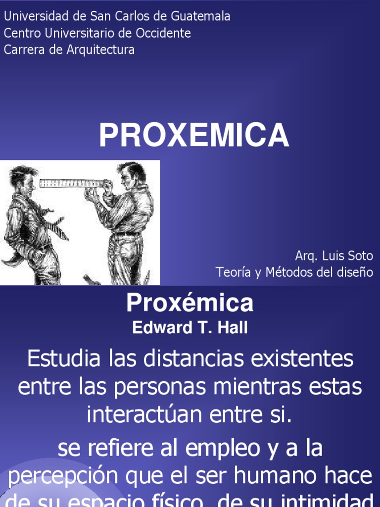4 Proxemica | PDF | Percepción | Espacio