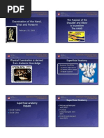 Hand and Wrist Exam OSCE Checklist | PDF | Anatomical Terms Of Motion ...