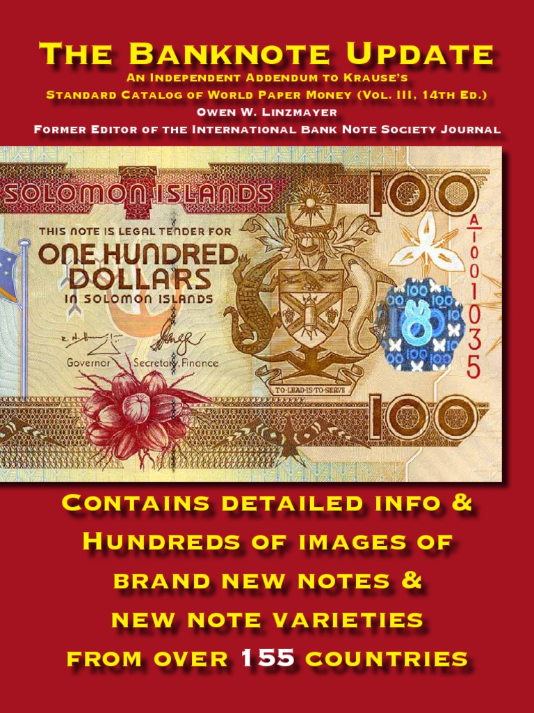 The Banknote Update 14th Edition | PDF | Banknote | United States Dollar