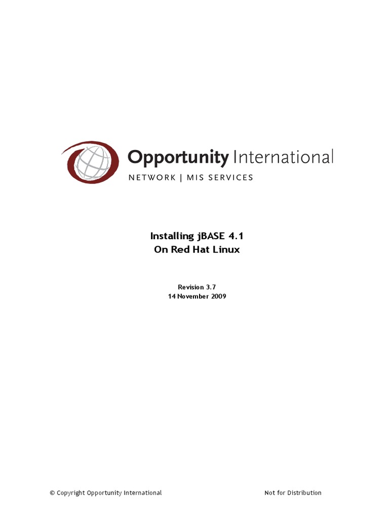 3 Installing JBASE 4.1 On Linux | PDF | Superuser | Linux