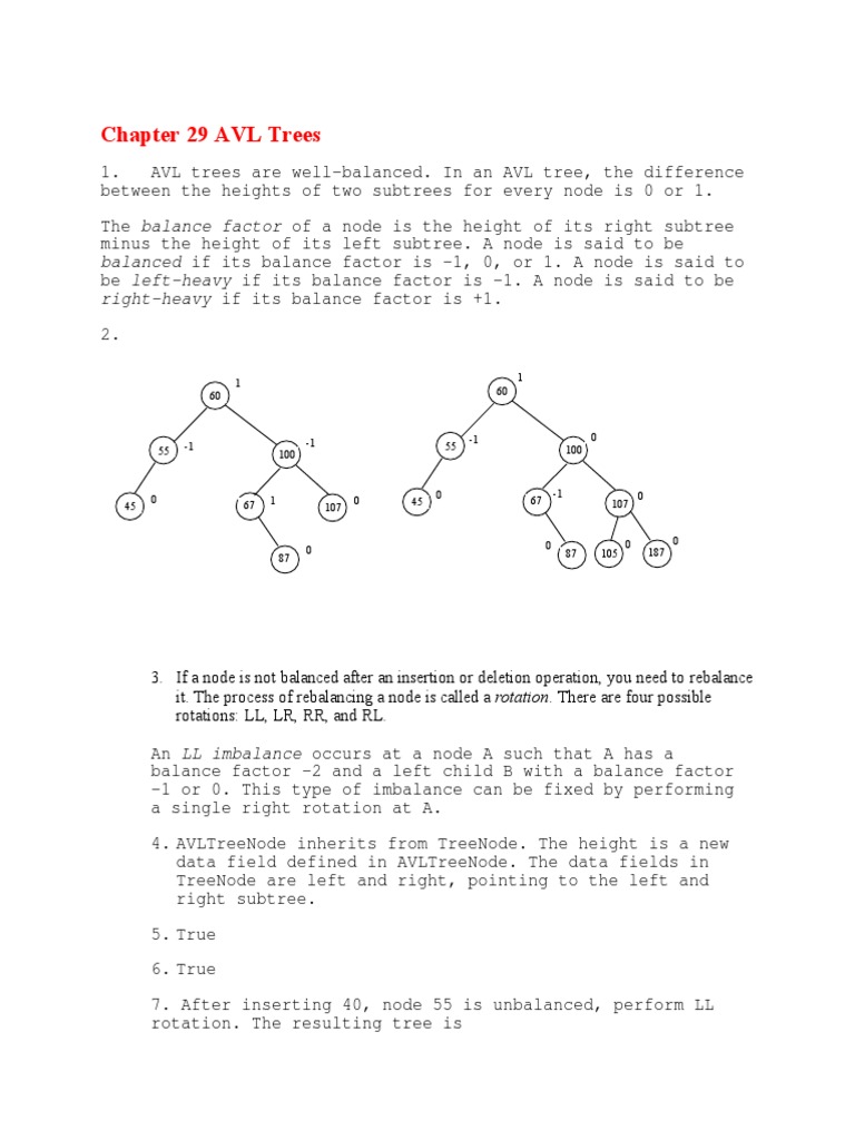 AVL Tree Rotations and Rebalancing | PDF | Graph Theory | Data