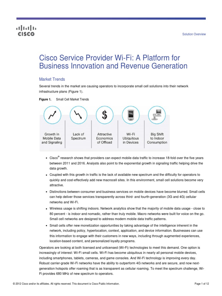 Solution Overview c22-642482 | PDF | Wi Fi | Cisco Systems