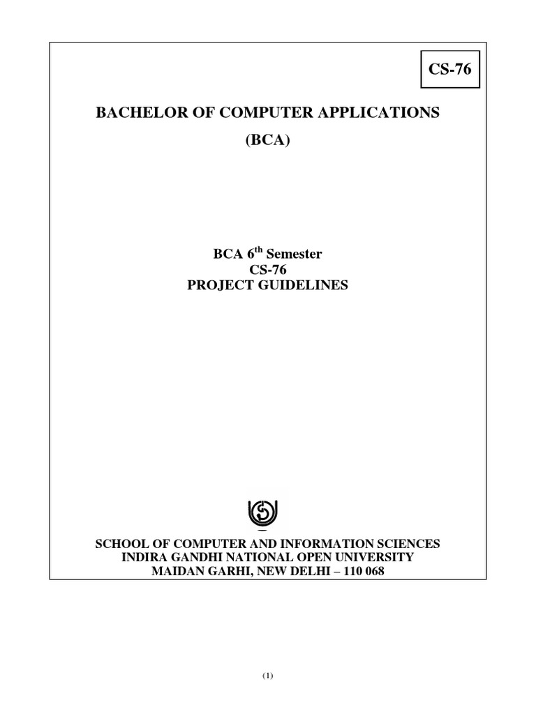 Ignou Project Report | PDF | Software Testing | Unit Testing