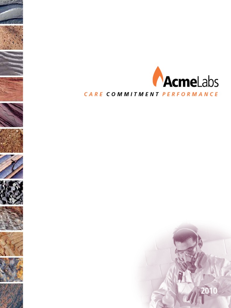 Acme Price Brochure | PDF | Metallurgical Assay | Geochemistry