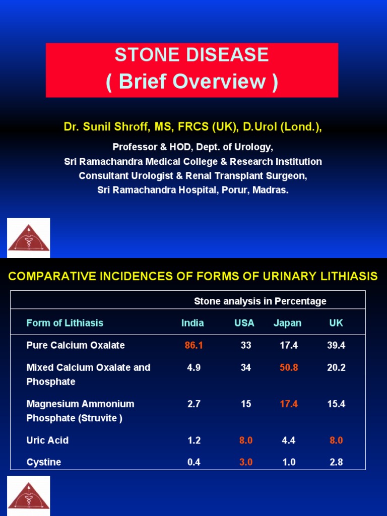 Overview of Urinary Stone Disease | PDF | Medical Specialties ...