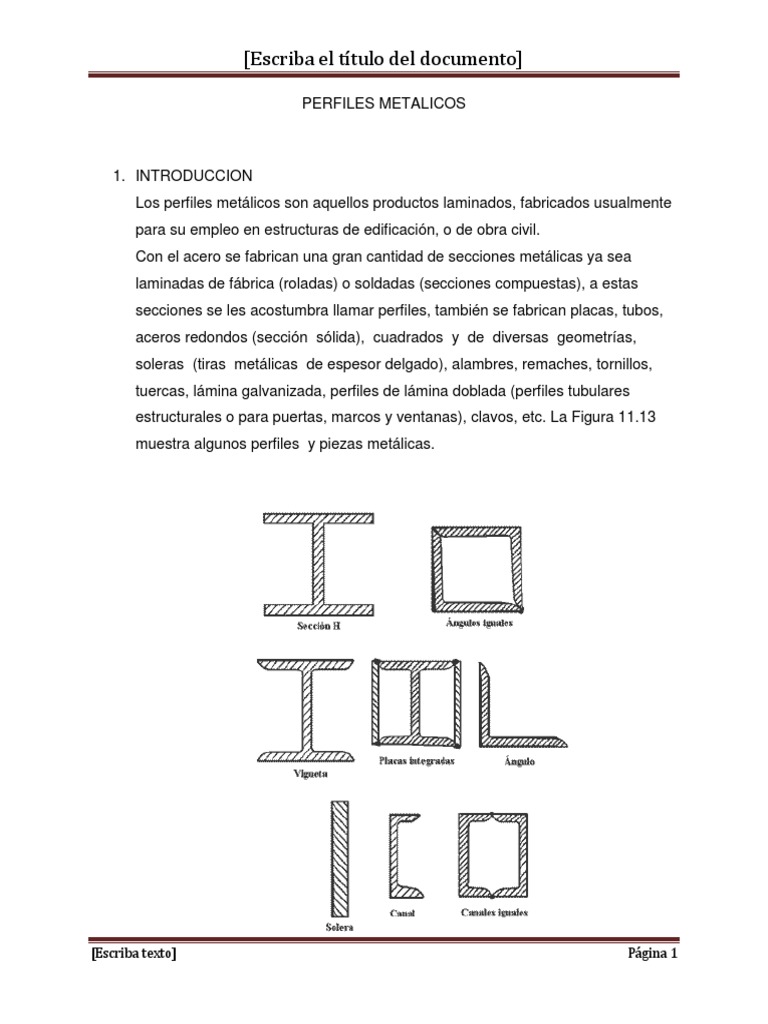 Perfil L | PDF | Acero estructural | Soldadura
