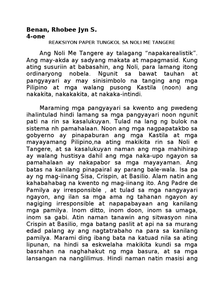 FiLiPiNo, rEaKsIyOn | PDF