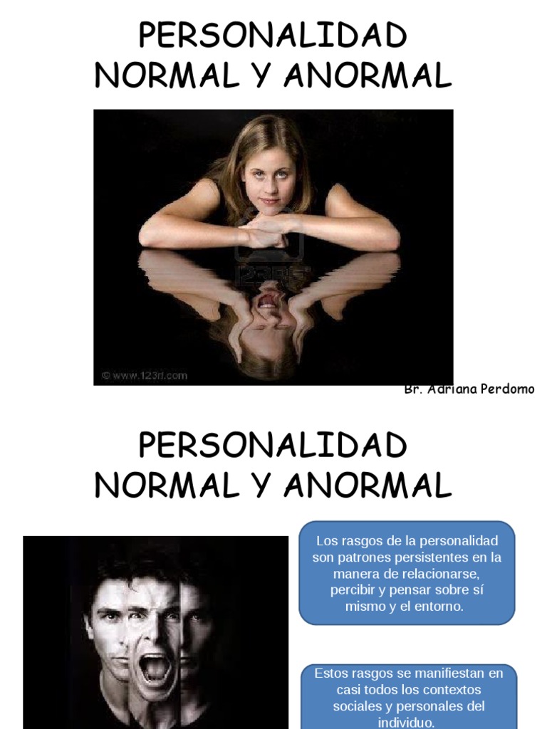 Personalidad Normal y Anormal Diapositivas Adriana | PDF ...