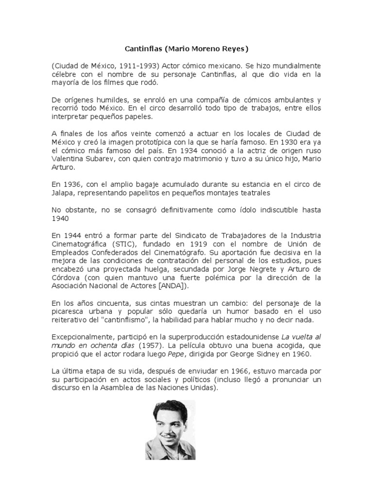 Cantinflas | PDF