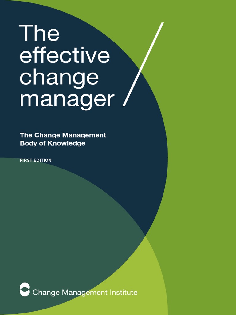 CMBoK Sample | PDF | Change Management | Organization Development