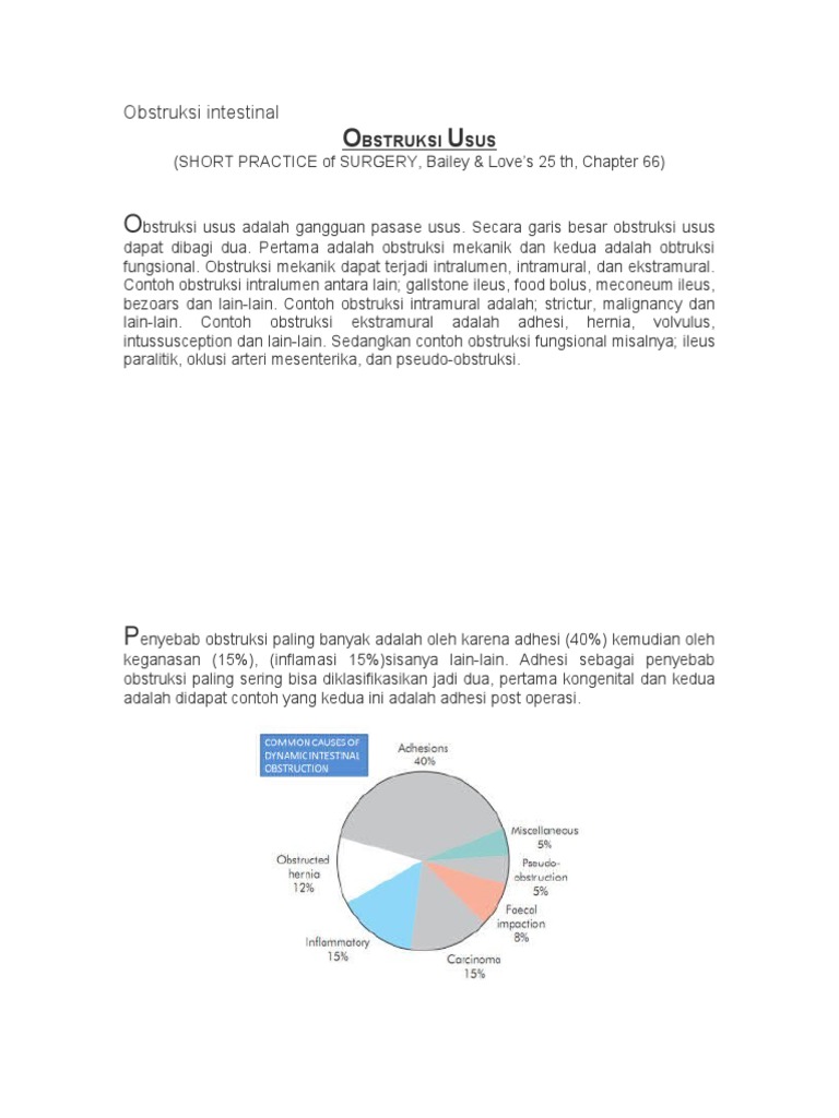 Obstruksi Intestinal 1 | PDF