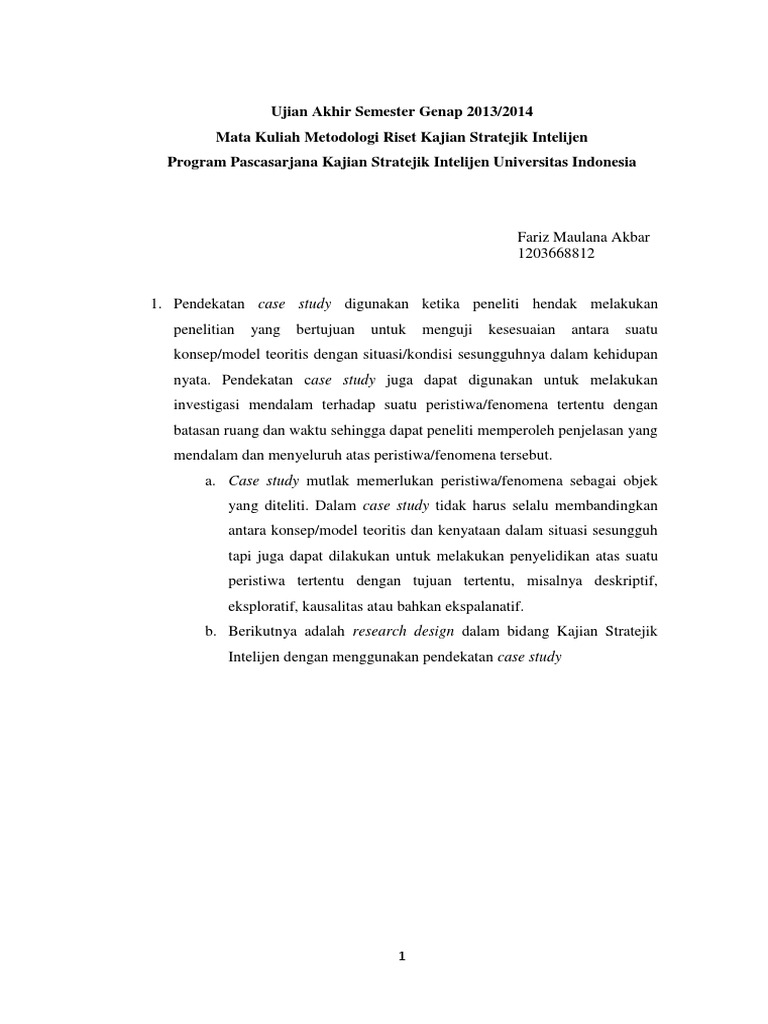 UAS Metlit KSI | PDF