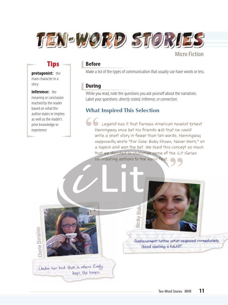 10-Word Stories Micro Fiction | PDF | Short Stories | Narrative