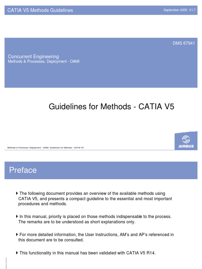 Catia V5 Guidelines | PDF | Filename | Computer File