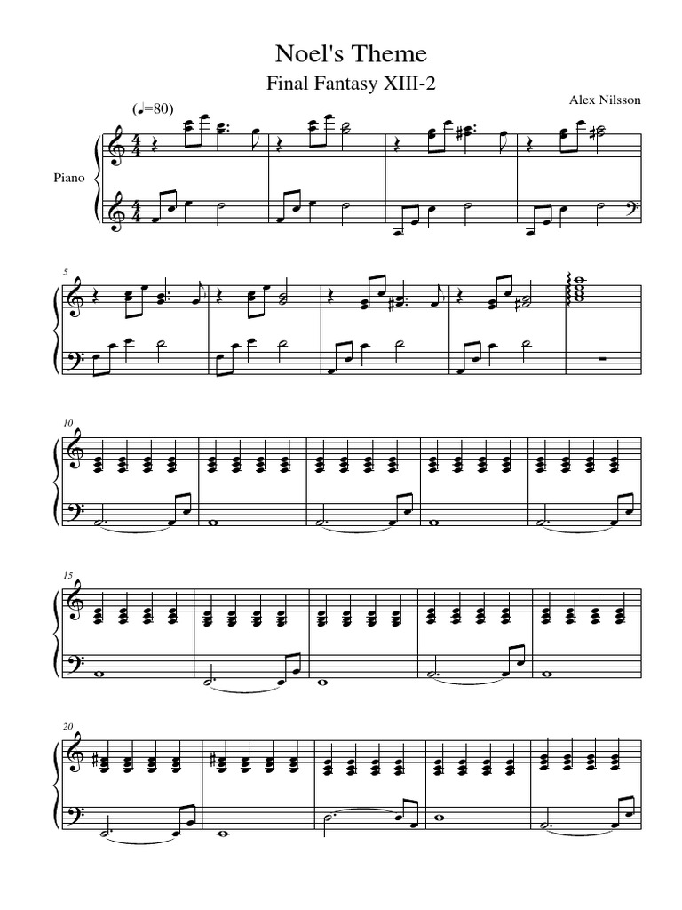 Noel's Theme | PDF