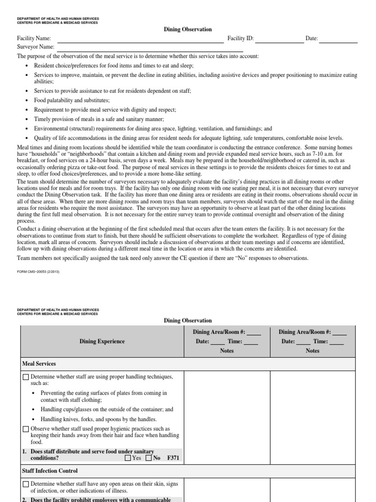 Dining Observation | PDF | Eating | Lighting