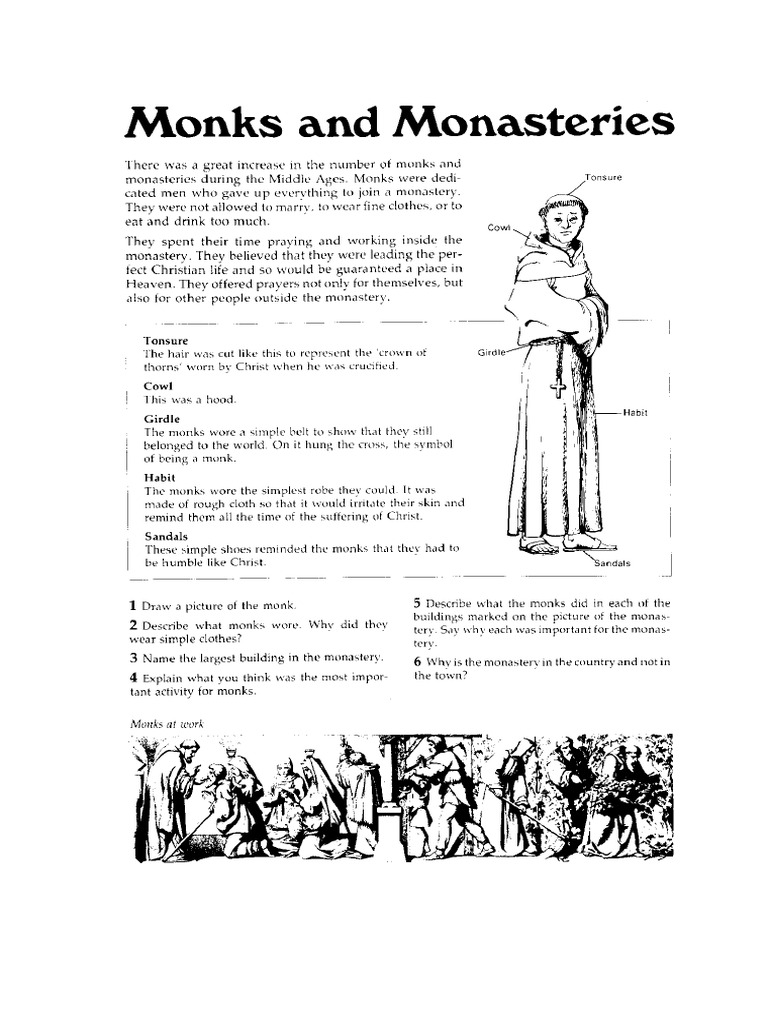 Life in A Medieval Monastery | PDF | Monastery | Monk
