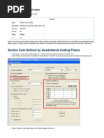 Section Cut in SAP2000 | PDF | Cartesian Coordinate System | Space