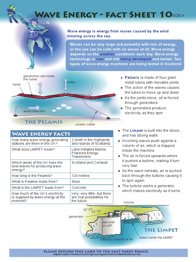 The Pelamis: Wave Energy Facts | PDF | Coast | Physical Universe