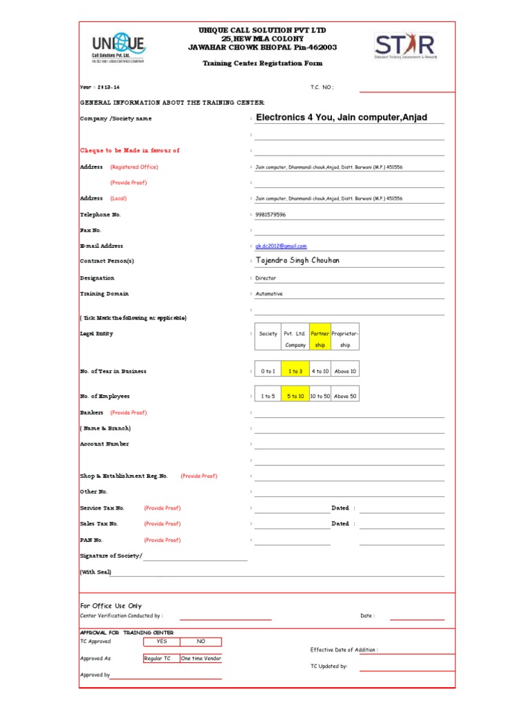 Annex 1 - TC Reg | PDF
