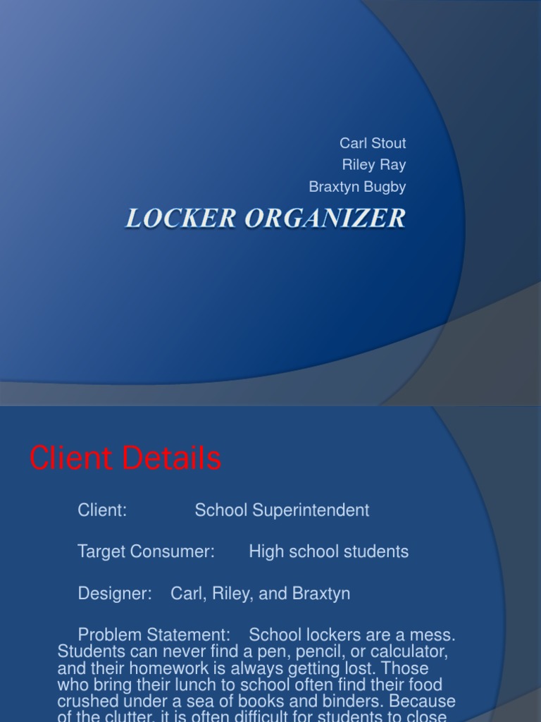 Locker Organizer | PDF