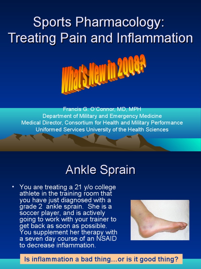 Sports Pharmacology: Treating Pain and Inflammation | Nonsteroidal Anti ...