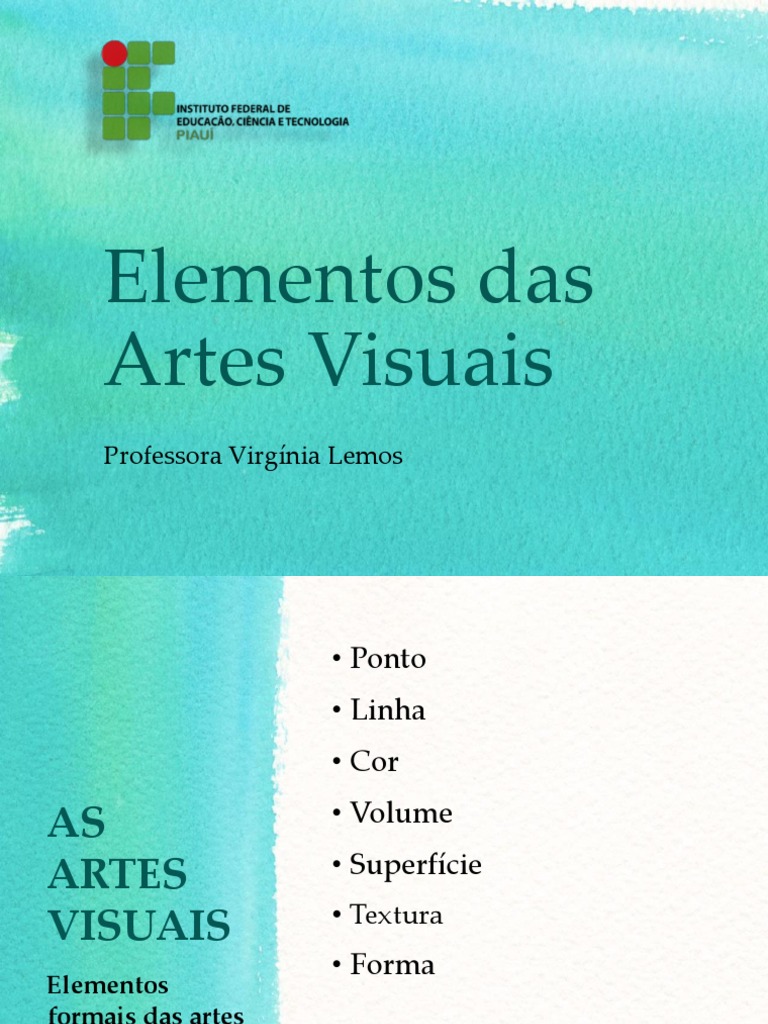 Elementos Das Artes Visuais | PDF | Vermelho | Cor