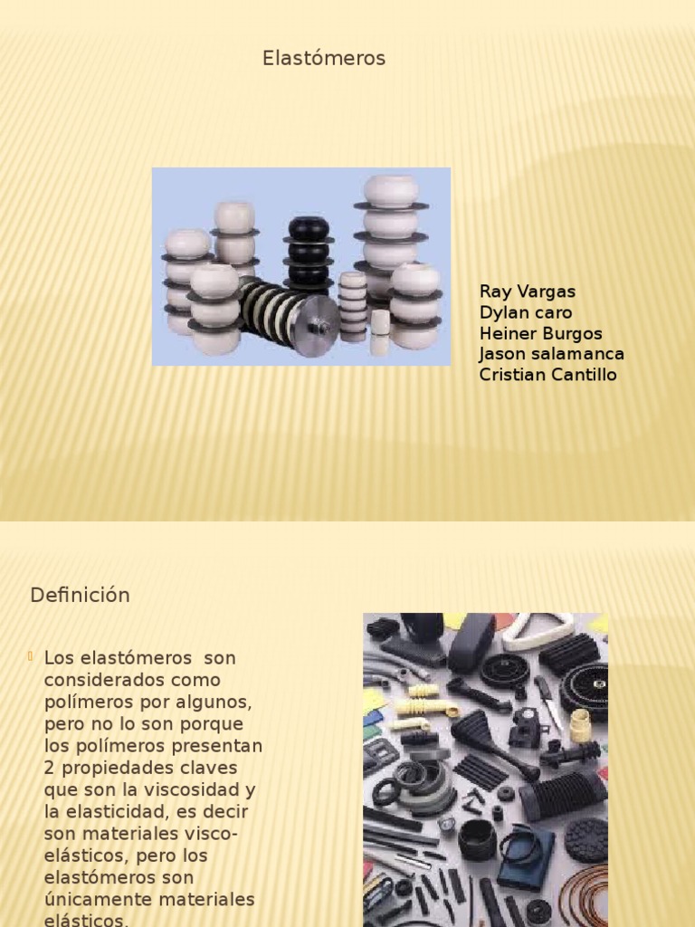 Termoplasticos, Termofijos y Elastomeros | Elastómero | Polímeros