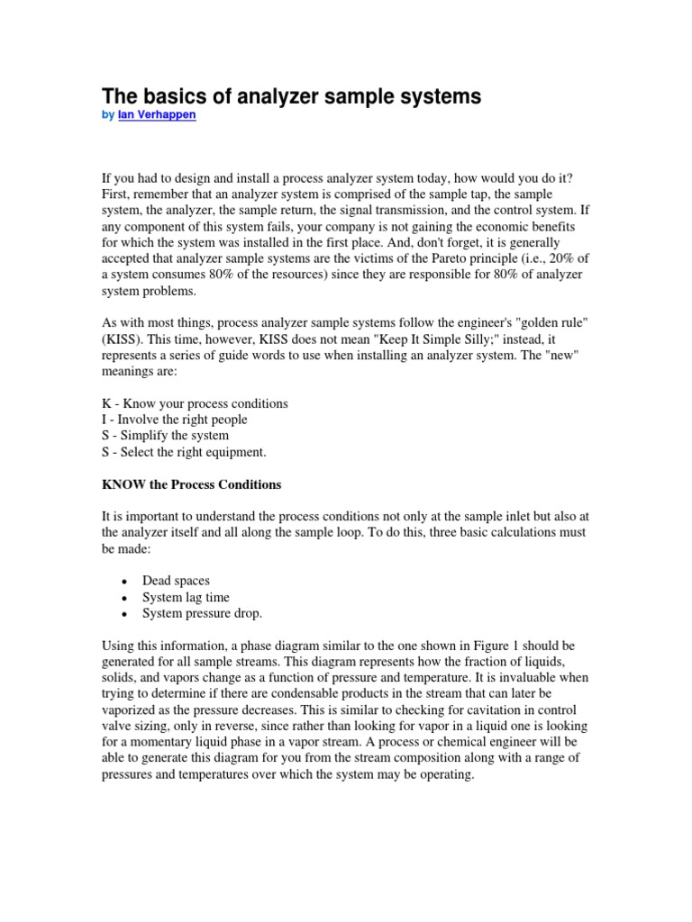 Analyzer Sample Systems Ver Happen | Download Free PDF | Gases | Pressure