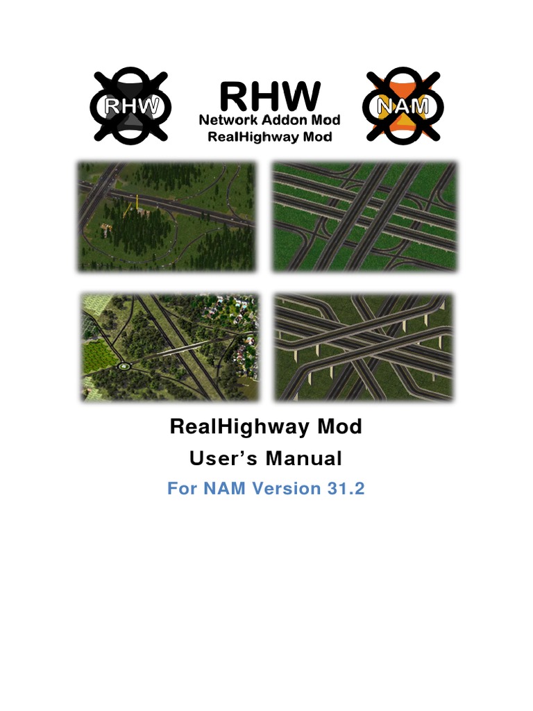 RHW Users Manual | PDF | Interchange (Road) | Road Infrastructure